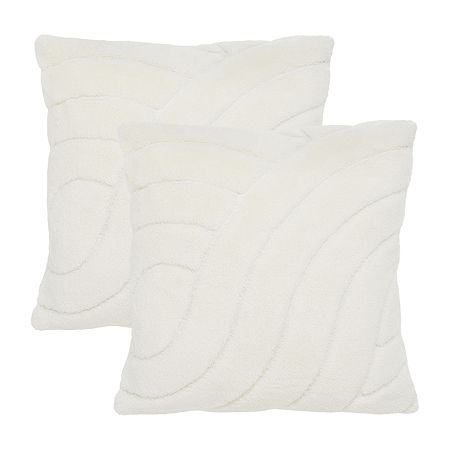 Click here for Safavieh Verli 22 x 22 Pillow (Set of 2) - Ivory prices