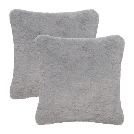 Click here for Safavieh Flayn 22 x 22 Pillow (Set of 2) - Grey prices
