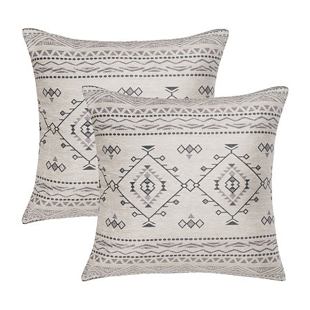 Click here for Safavieh Samira 18 x 18 Pillow (Set of 2) - Beige/... prices