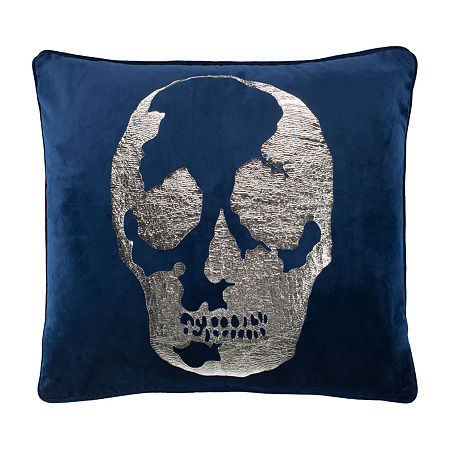 Click here for Safavieh Rayen Skull Square Throw Pillow  One Size... prices