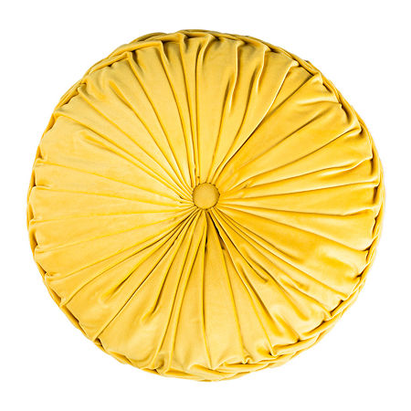 Click here for Safavieh Leila 18 Round Pillow - Mustard prices