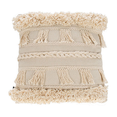 Click here for Safavieh Loli 16 x 16 Pillow - Beige prices