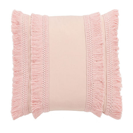 Click here for Safavieh Grema 16 x 16 Pillow - Pink prices