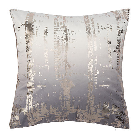 Safavieh Rensia 18 x 18 Pillow - Silver/beige