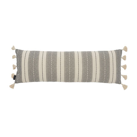 Safavieh Samerin 12 x 36 Pillow - Grey/white