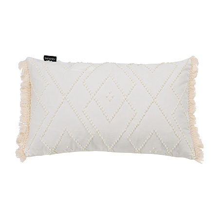 Click here for Safavieh Sorena 12 x 20 Pillow - White prices