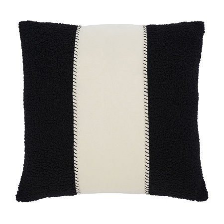 Click here for Safavieh Camdyn Square Throw Pillow  One Size  Bla... prices