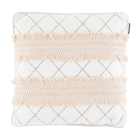 Click here for Safavieh Braxton Square Throw Pillow  One Size  Wh... prices
