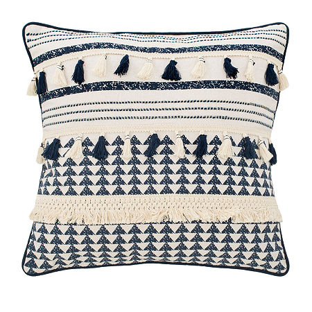 Click here for Safavieh Enya 16 x 16 Pillow - Cream/navy prices