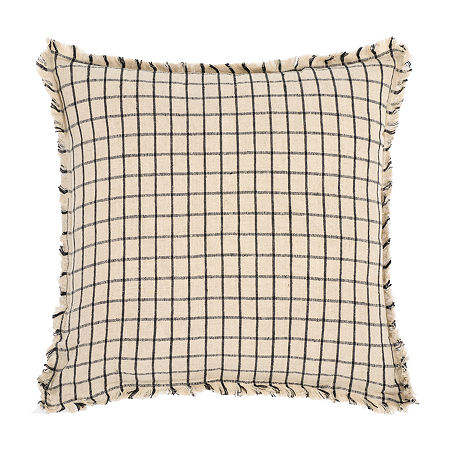 Click here for Safavieh Raie Linen Square Throw Pillow  One Size... prices