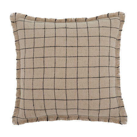 Click here for Safavieh Alita Linen Square Throw Pillow  One Size... prices