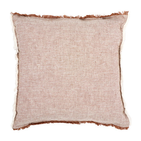 Click here for Safavieh Theia Linen Square Throw Pillow  One Size... prices