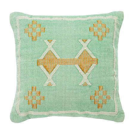 Click here for Safavieh Halstead 18 x 18 Pillow - Teal prices