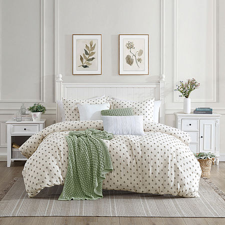 Click here for Peri Home Block Print Gauze 3-Pc. Comforter Set  F... prices