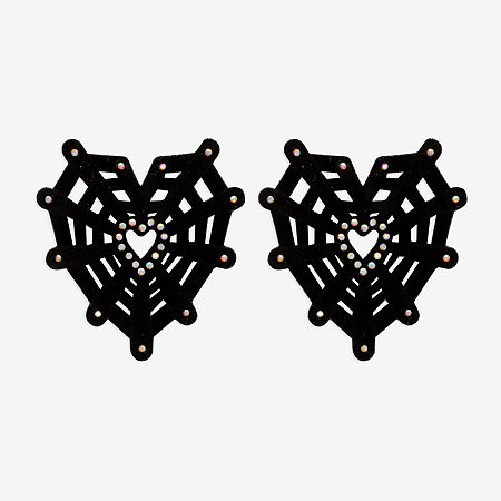 Click here for Mixit Halloween Womens Glass Heart Drop Earrings... prices
