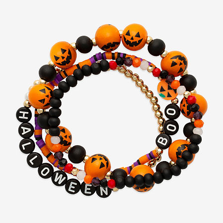 Click here for Mixit Halloween Pumpkin Womens 4-pc. Bracelet Set... prices