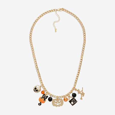Click here for Mixit Halloween Womens 19 Inch Pendant Necklace  O... prices