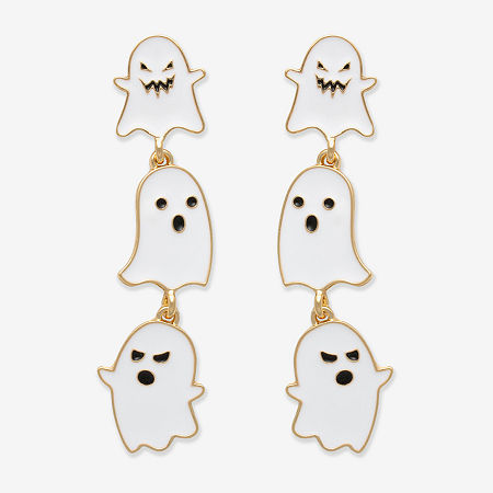 Click here for Mixit Halloween Ghost Womens Drop Earrings  One Si... prices