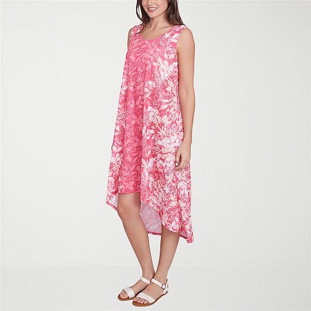 Click here for Larky Lark Womens Midi A-Line Dress  Large  Pink prices