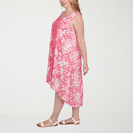 Click here for Larky Lark Womens Sleeveless Midi Plus A-Line Dres... prices