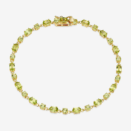 Click here for Womens Genuine Green Peridot 18K Gold Over Silver... prices