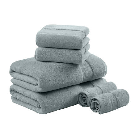 Madison Park Signature Turkish Cotton 6-Pc. Bath Towel Set - Blue