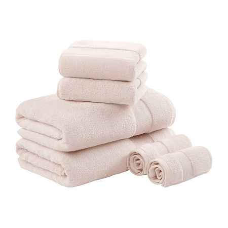 Madison Park Signature Turkish Cotton 6-Pc. Bath Towel Set - Blush