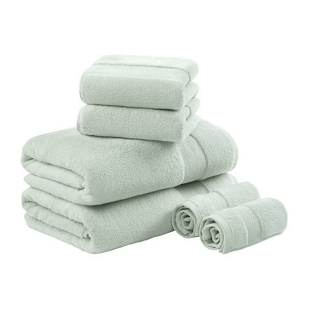 Madison Park Signature Turkish Cotton 6-Pc. Bath Towel Set - Seafoam