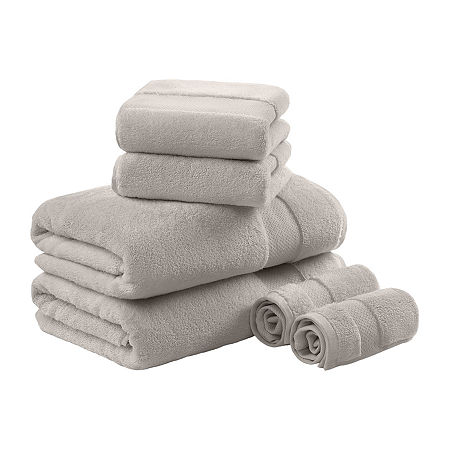 Madison Park Signature Turkish Cotton 6-Pc. Bath Towel Set - Taupe