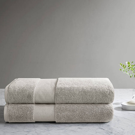 Madison Park Signature Turkish Cotton Bath Sheet Set  35 x 70 - Grey