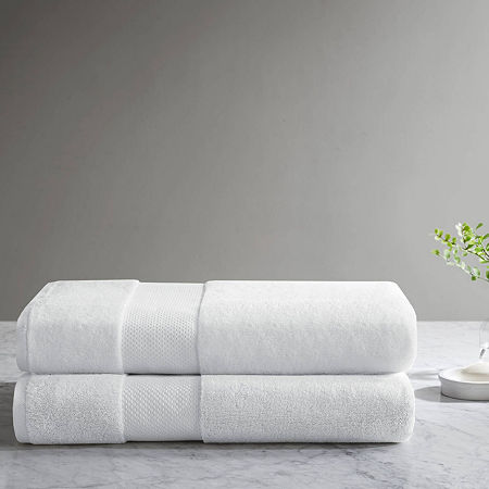 Madison Park Signature Turkish Cotton Bath Sheet Set  35 x 70 - White