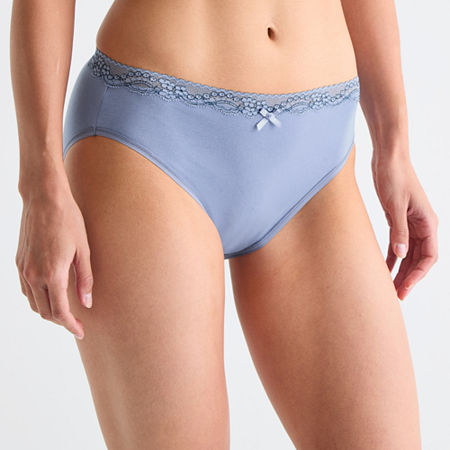 Click here for Ambrielle Cotton High Cut Panty  X-large  Blue prices