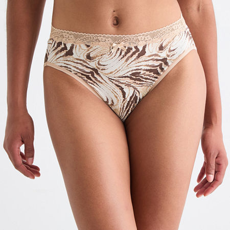 Click here for Ambrielle Cotton High Cut Panty  X-large  Brown prices