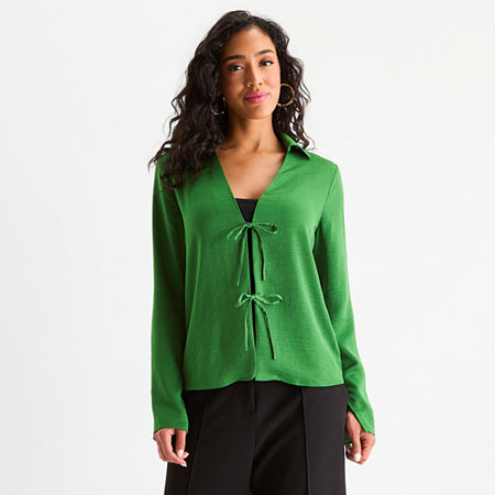 Click here for Bold Elements Womens Long Sleeve Satin Blouse  Xx-... prices