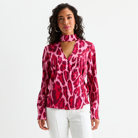 Click here for Bold Elements Womens Mock Neck Long Sleeve Wrap Sh... prices