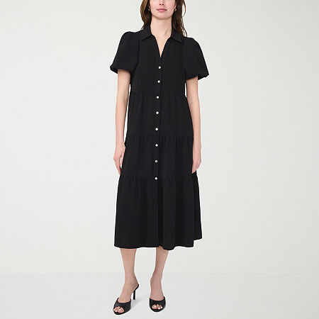 Click here for Sam And Jess Womens Short Sleeve Fit + Flare Dress... prices