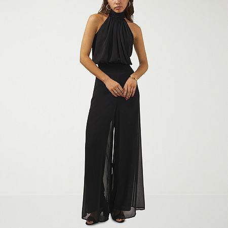 Click here for MSK Womens Halter Neck Sleeveless Jumpsuit  Petite... prices