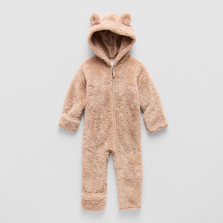 Click here for Okie Dokie Sherpa Baby Boys Long Sleeve Jumpsuit... prices