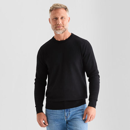 Click here for St. Johns Bay Fine Gauge Mens Crew Neck Long Sleev... prices