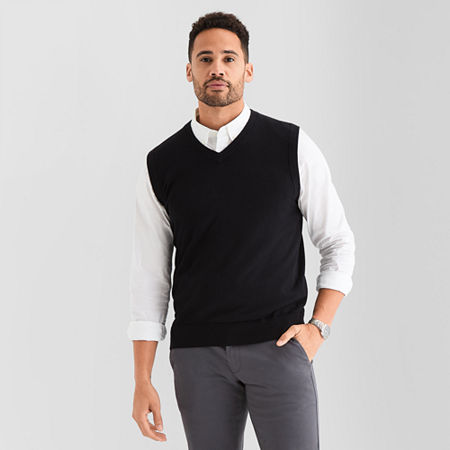 Click here for St. Johns Bay Fine Gauge Mens V Neck Sweater Vest... prices