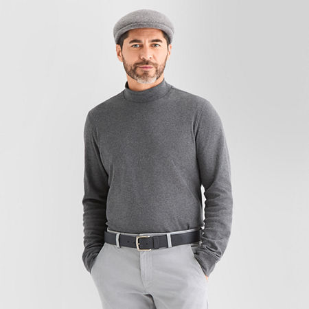 Click here for St. Johns Bay Interlock Mens Long Sleeve Mock Neck... prices