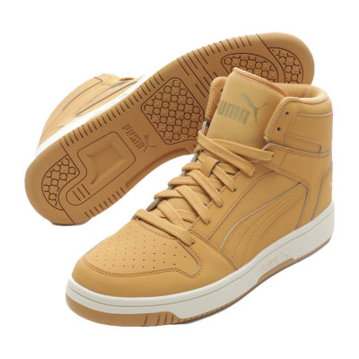 Puma Rebound Layup Nubuck Mens Basketball Shoes, Color: Beige - JCPenney