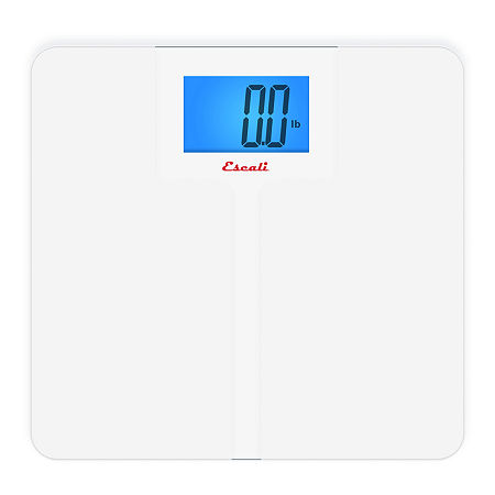 Escali High-Capacity Anti-Slip Bathroom Scale - White