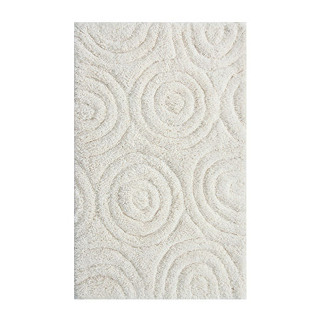 Click here for Knightsbridge Circles Bath Rug  One Size  Beige prices