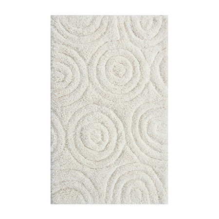 Click here for Knightsbridge Circles Bath Rug  One Size  Beige prices