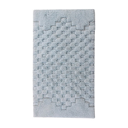 Click here for Knightsbridge Melange Bath Rug  One Size  Blue prices