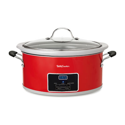 Betty Crocker 6 Qt Slow Cooker BC-4587R, Color: Red - JCPenney