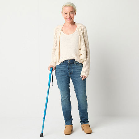 Click here for a.n.a Adaptive Womens High Rise Straight Leg Easy-... prices