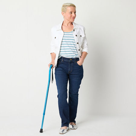 Click here for a.n.a Adaptive Womens High Rise Straight Leg Easy-... prices