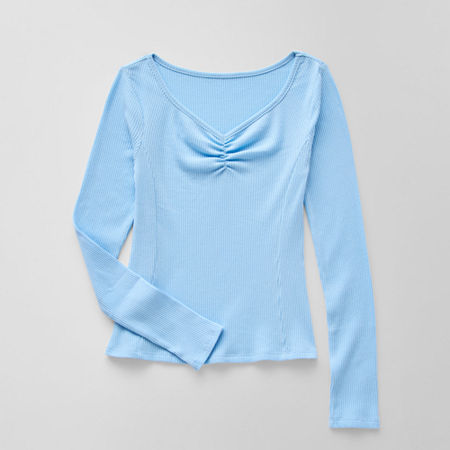 Click here for Thereabouts Little & Big Kid Girls V Neck Long Sle... prices